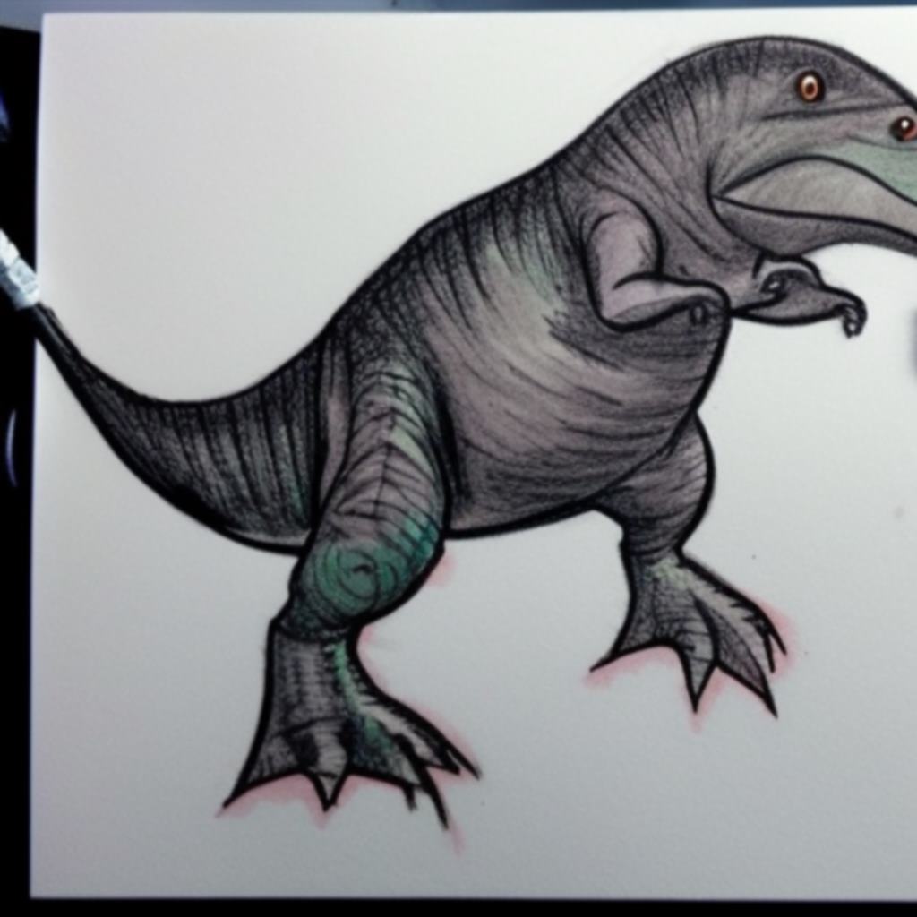 Jak narysować słodkie dinozaury - Rysowanie Bez Granic